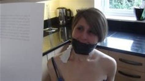 Jamiee Lang Gag Talking Bound 2 Work Clips4sale
