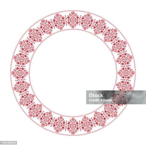 스칸디나비아 민속 예술 크리스마스 스탬프 패턴 프레임 벡터입니다 북유럽 스타일 장식 꽃 테두리 장식 0명에 대한 스톡 벡터 아트 및 기타 이미지 Istock