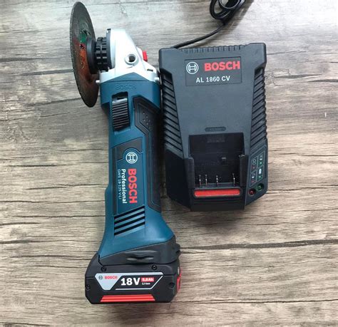 Акумулаторен ъглошлайф Bosch Professional GWS 18-125 V-LI, 2022г. гр ...