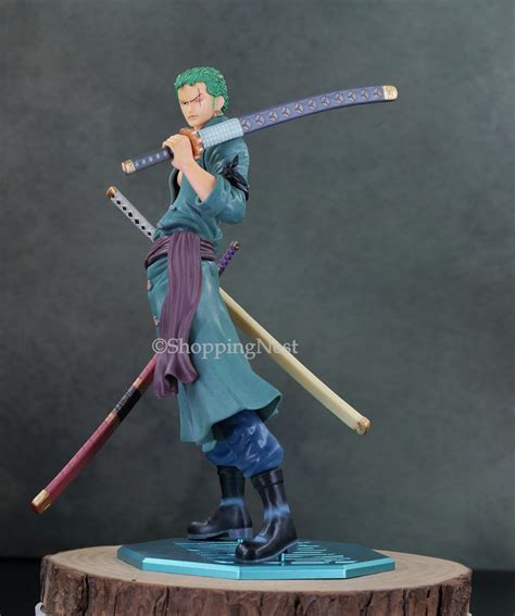 One Piece Roronoa Zoro With 3 Swords Action Figure 23 Cms