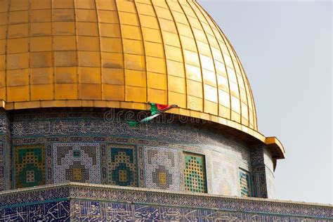 Dome Of The Rock Mosque On The Temple Mount In Jerusalem Israel Stock