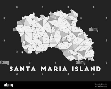 Santa Maria Island Communication Network Map Santa Maria Island