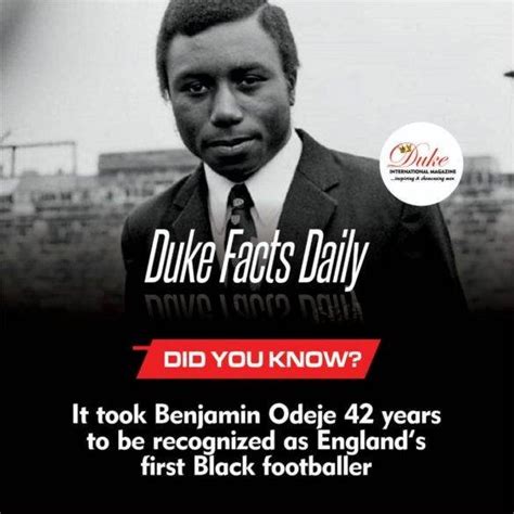 Benjamin Odeje Englands First Black Footballer Duke International Magazine