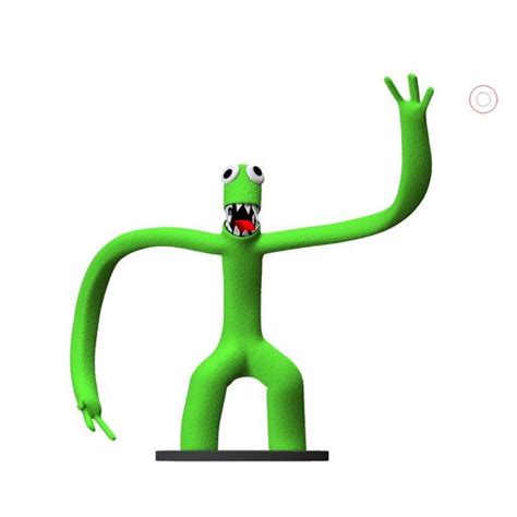 Archivo Stl Verde Del Juego Roblox Rainbow Friends・design Para