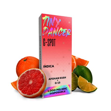Tiny Dancer Hhc Disposable 1g G Spot Indica By Genalt Industries Cbd Market And Reviews