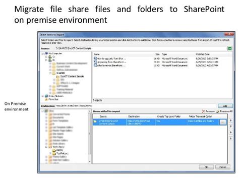 File Share To Sharepoint Migration Solution