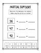Partial Sum Addition Pack By Stay At Home Activity Mom TPT