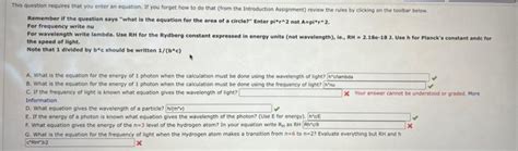 solved this question requires that you enter an equation if