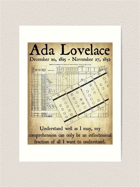 Ada Lovelace Mathematician Computer Science Mathematics Understanding
