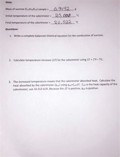 Balanced Chemical Equation For The Complete Combustion Of Sucrose
