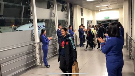 Así Fue El Recibimiento A Algunas Jugadoras De La Selección Colombia En