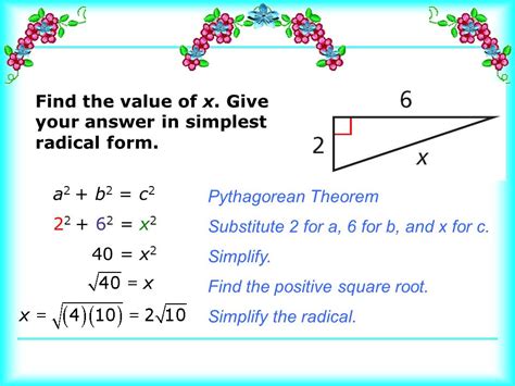 Pythagorean Theorem Triples Problems