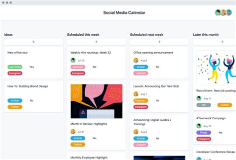 Content Calendar Examples To Plan Content Like A Pro Free Template