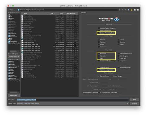 Material Assignment Multiverse