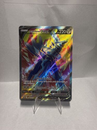 Origin Forme Dialga V Swsh255 Swsh Sword And Shield Promo Cards Holo Ebay