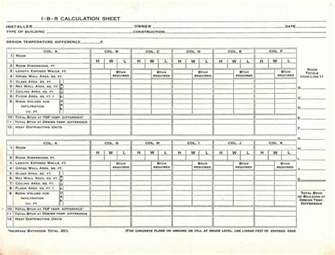 Hvac Inventory Spreadsheet Regarding Hvac Load Calculation Spreadsheet
