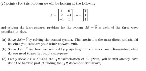 Solved 25 Points For This Problem We Will Be Looking At Chegg