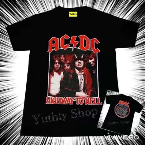 พร้อมส่ง เสื้อวง Acdc เสื้อวินเทจ เสื้อยืด เสื้อแฟชั่น เสื้อยืดคอกลม