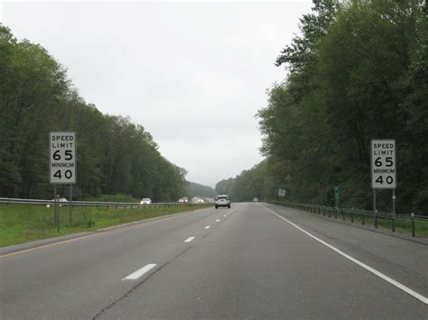 Connecticut Interstate 395 Northbound Cross Country Roads