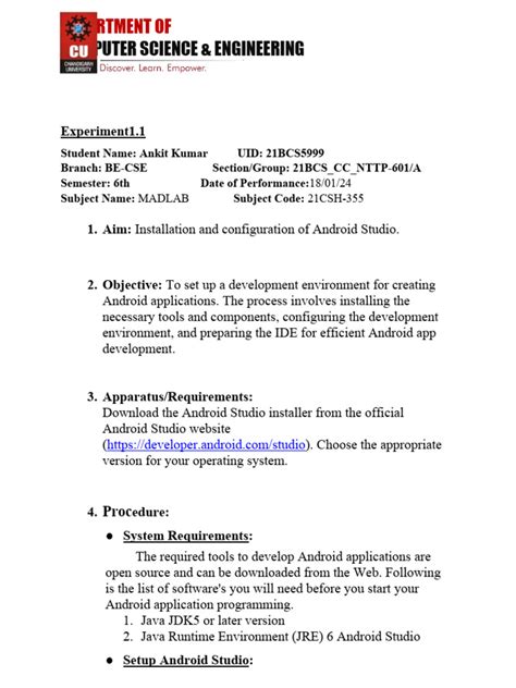 Mad Worksheet 1 Pdf Android Operating System Java Programming