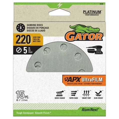 Gator Pack Grit Hole Hook And Loop Sanding Discs Blain S Farm Fleet