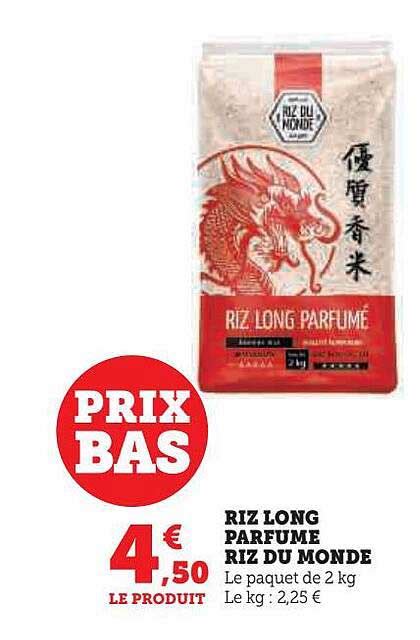 Promo Riz Long Parfumé Riz Du Monde Chez Super U Icataloguefr