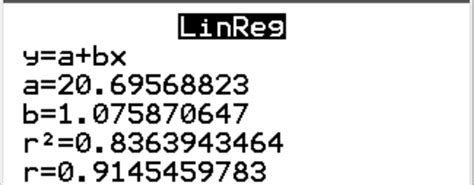 How To Calculate A Correlation Coefficient On A Ti 84 Calculator