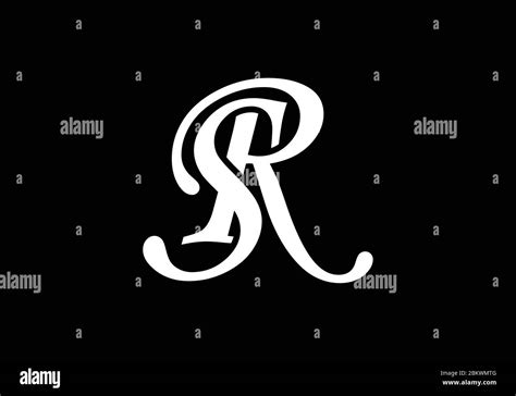 Initial Monogram Letter SR Logo Design Vector Template Graphic