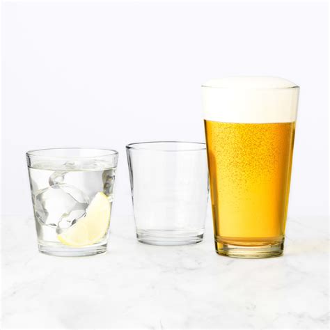 Libbey 1639 Restaurant Basics Duratuff Mixing Glasses 16 Ounce Set O
