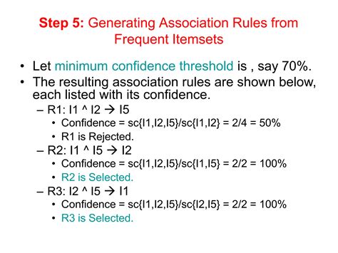 Apriori Algopptx For Frequent Itemset Ppt