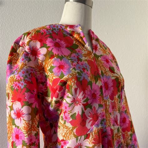 Vintage Floral Dress Etsy