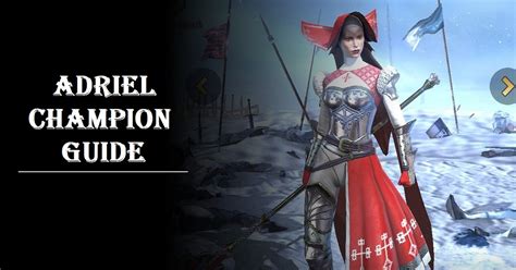 Adriel Champion Guide Raid Shadow Legends