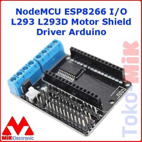 Jual Nodemcu Esp8266 Io L293 L293d Motor Shield Driver Arduino