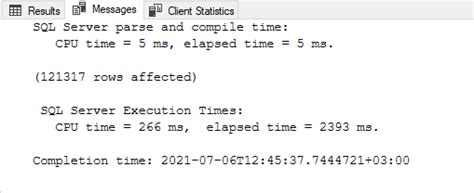 Sql Server How To Read Values Of Execution Time Of Mssql Stack Overflow