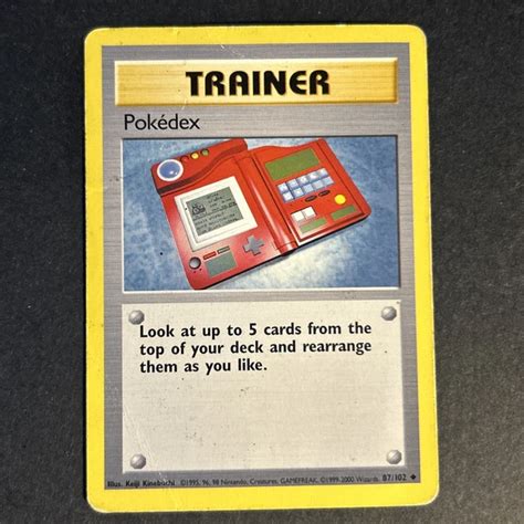 Trainer PokÉdex 87 102 Pokémon Tcg Pokémon Card Myref 2 £0 99