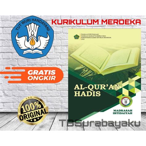 Jual Buku Paket Siswa Al Qur An Hadis Kelas MI Kementrian Agama KEMENAG Shopee Indonesia