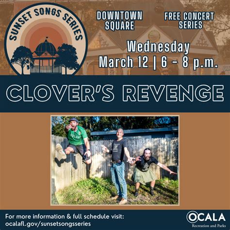 Sunset Songs Series Clovers Revenge Ocala Metro Art Scene