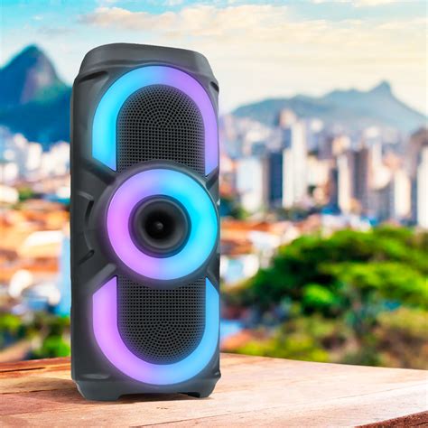 Caixa De Som Bluetooth Rgb Potente Tws Usb Estéreo Xtrad Shopee Brasil