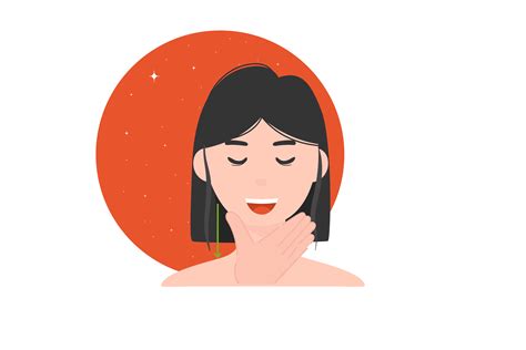 Illustration Beauty Facial Massage Graphic By Uppoint Design