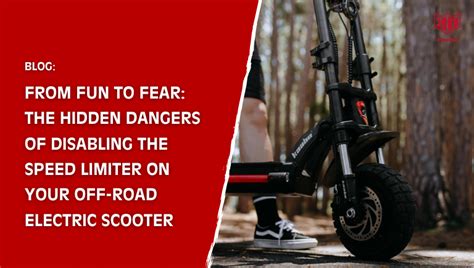 Off Road Electric Scooter Speed Limiter Hidden Dangers