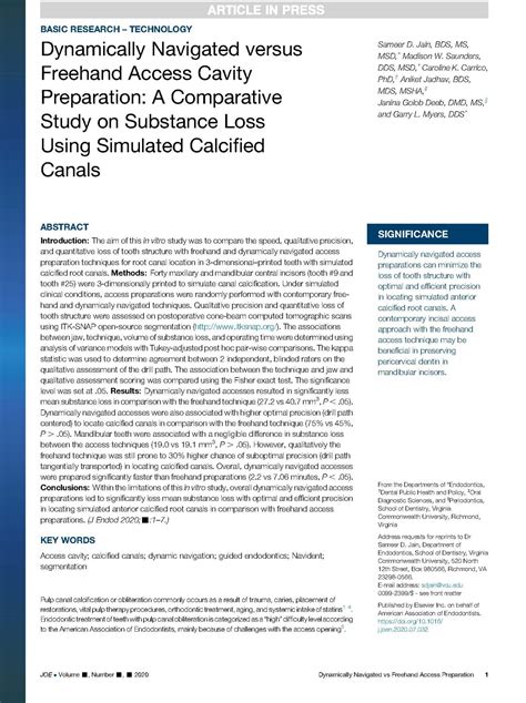 Navident Surgical Navigation Scientific Evidence
