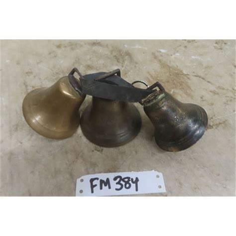 3 Brass Bells