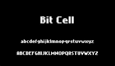 Bit Cell Free Font