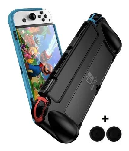 Case Capa Shell Tpu Grips Ergonômicos Joycon Switch Oled Parcelamento sem juros