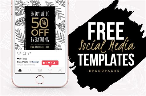 Free Social Media Templates Pack For Photoshop Illustrator BrandPacks