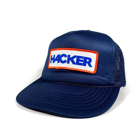 Vintage 80s Hacker Patch Trucker Hat Cobblestore Vintage