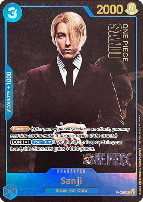 Roronoa Zoro Premium Card Collection Live Action Edition One