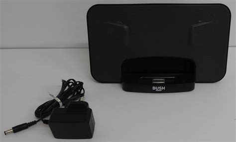 Bush Portable Speaker Dock For Ipod And Iphone Black Rrp 24 99 Lot