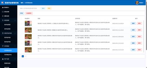 64 高校奖助学金管理系统 Java项目网