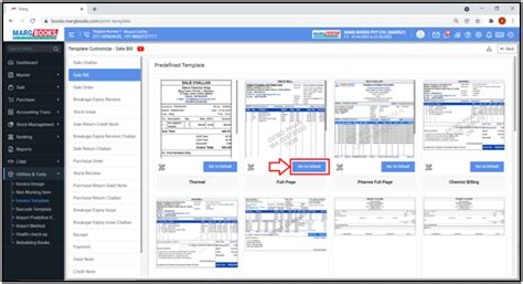 How To Customize Invoice Templates In Marg Books